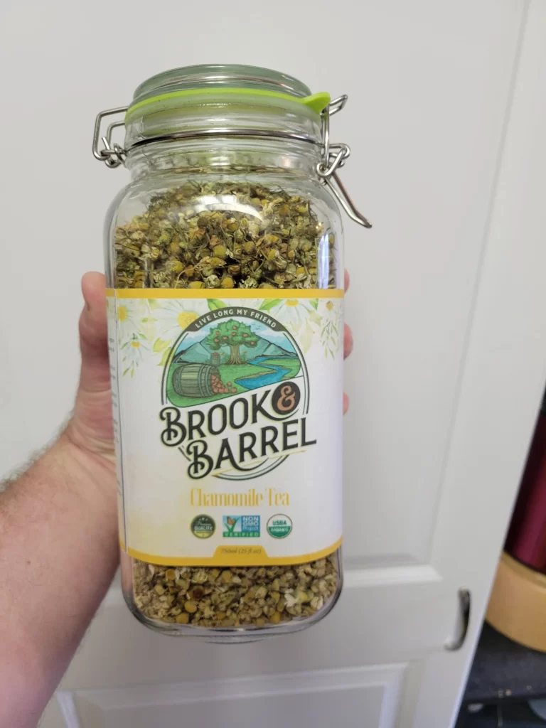 Brook & Barrel Organic Chamomile Tea: Pure Relaxation